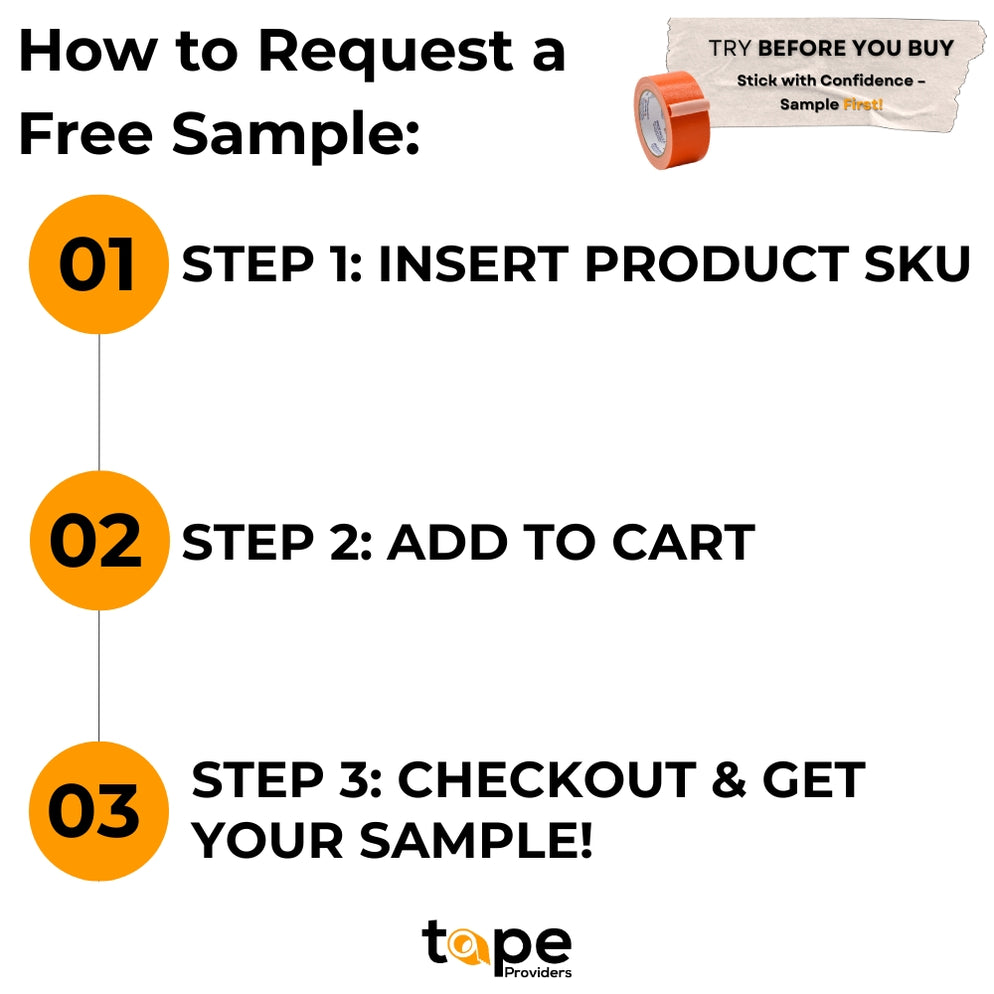 Request A FREE Sample — Tape Providers